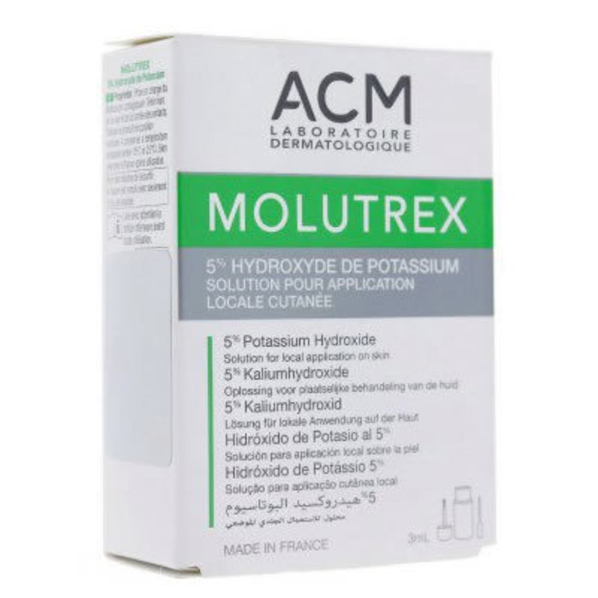 ACM Molutrex Molluscum contagiosum - 3.0 ml - ACM - Achat au meilleur ...