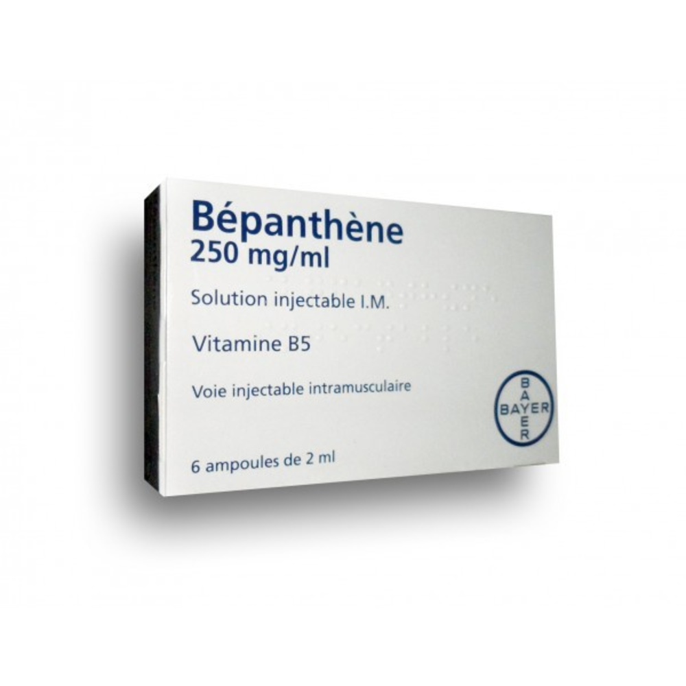 Prix de Bépanthène 250mg/ml 6 ampoules - Bayer Santé Familiale