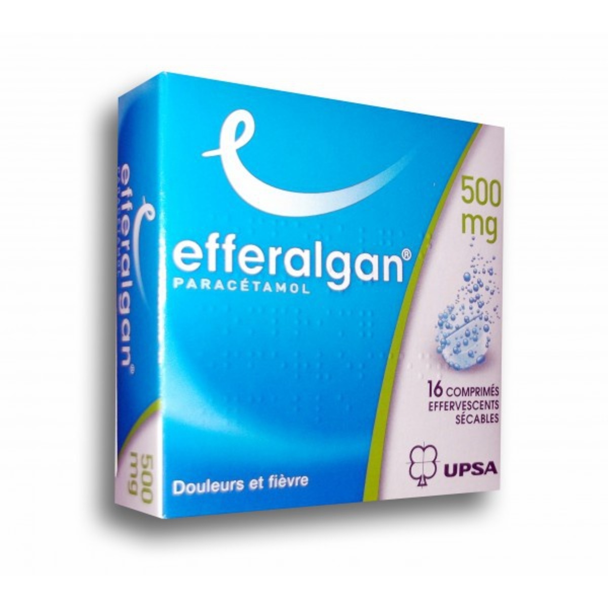 Efferalgan 500mg - 16 comprimes effervescents - upsa - Achat au ...