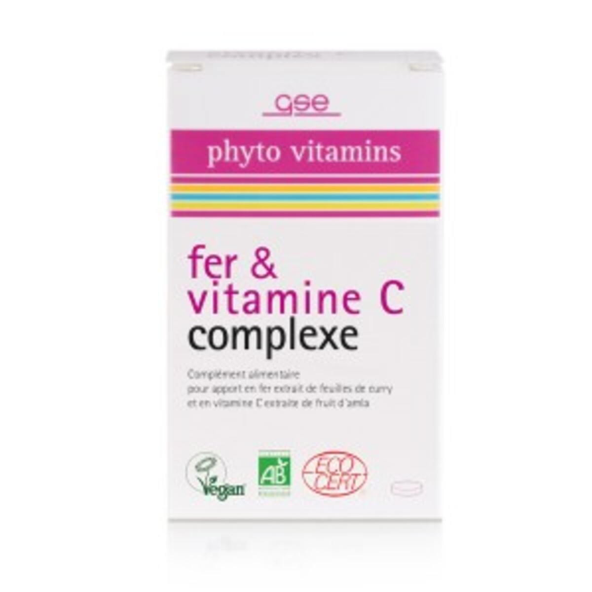 Fer & vitamine c complexe bio - 60 comprimés - divers - gse - Achat au ...