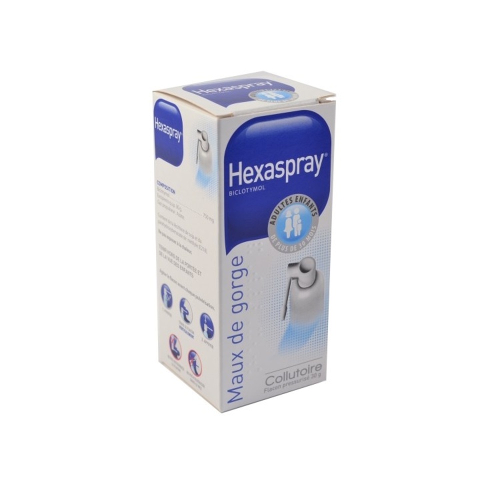HEXASPRAY Maux de gorge collutoire 30 grammes - Bouchara - Prix