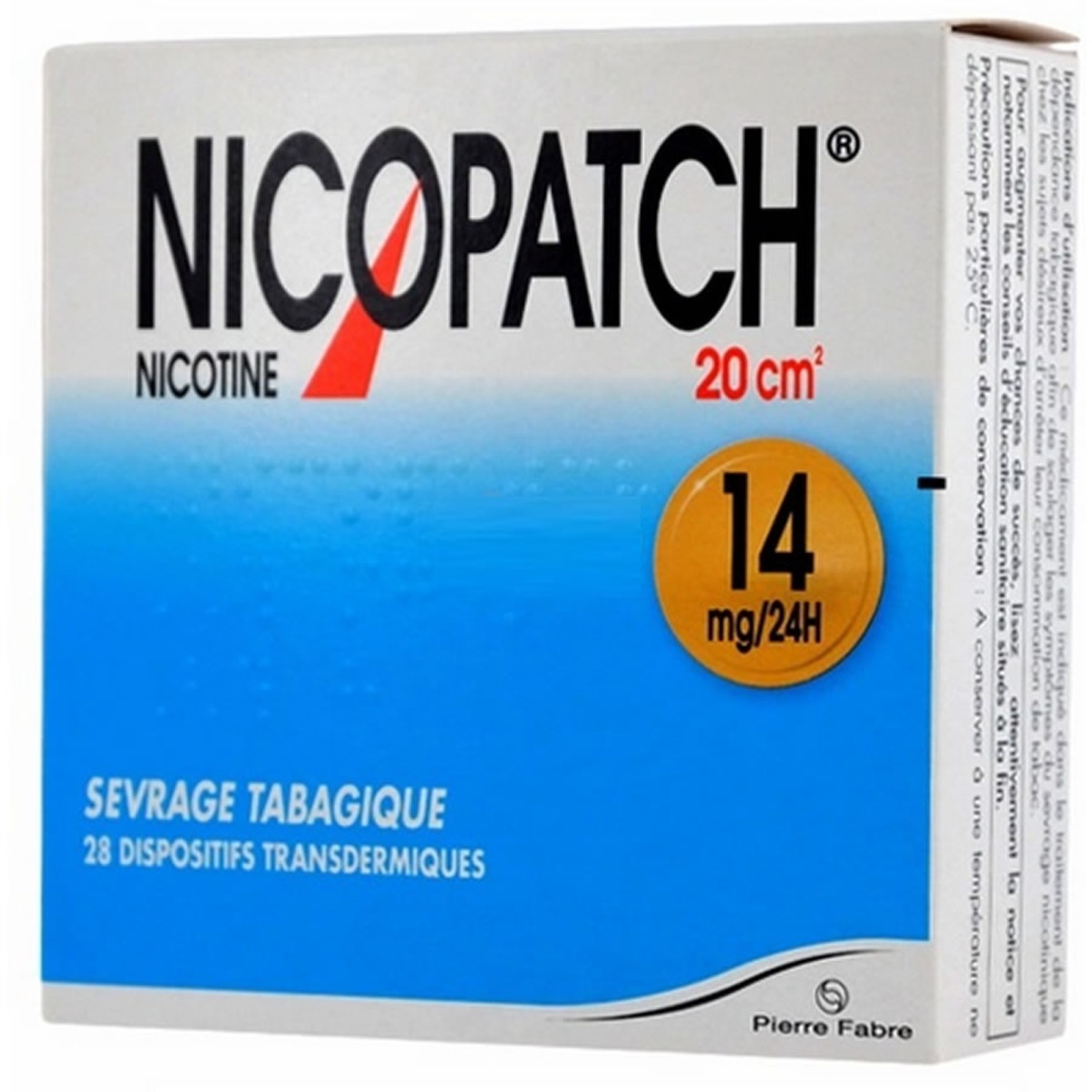 Nicopatch 14mg/24h - 28 patchs - pierre fabre - Achat au meilleur prix ...